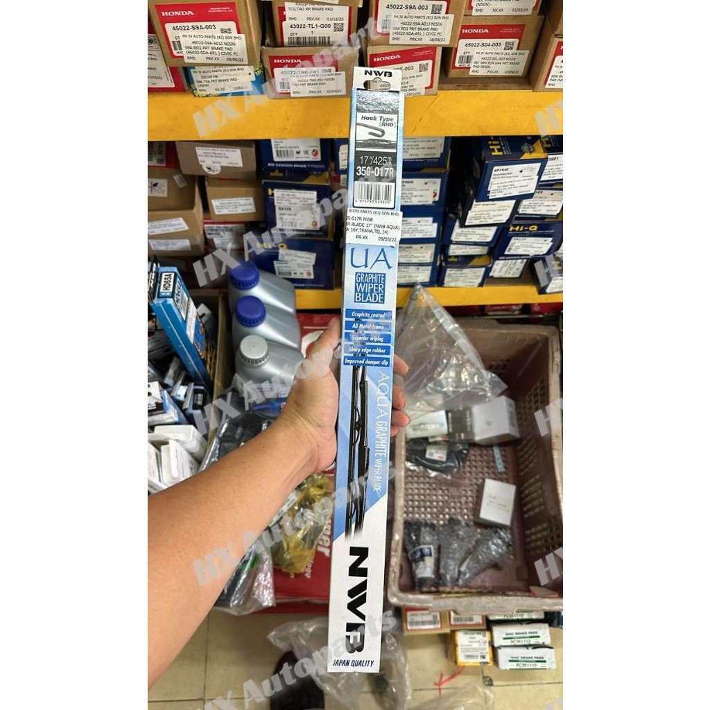 GENUINE NWB AQUA WIBLADE "24 + 14" TOYOTA VIOS/ WISH/YARIS/HONDA CITY -SEL&TMO/ JAZZ / STREAM ...