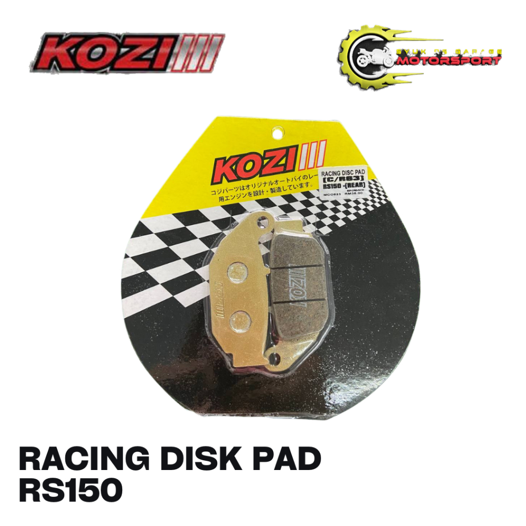 RACING DISK PAD RS150 (REAR) | Shopee Malaysia