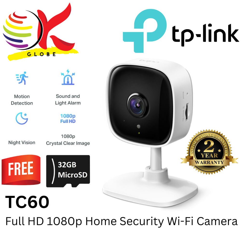 TP-LINK TC60 / TAPO C100 / TAPO C110 / TAPO C120 INDOOR SECURITY WI-FI CAMERA WIFI HOME SECURITY ...