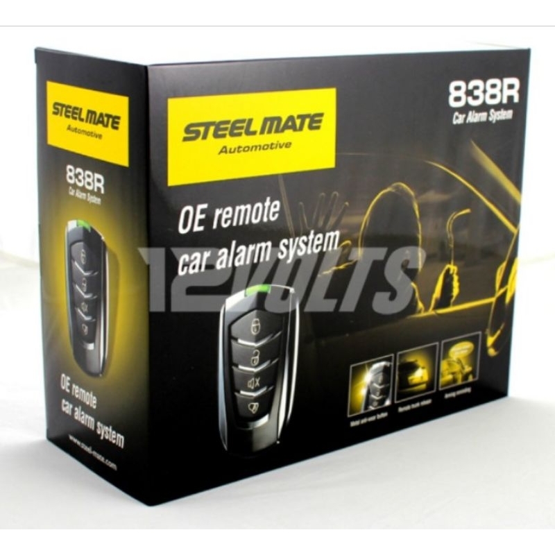 Steelmate Car Alarm System With OE Design Transmitters 838R-4219 ...