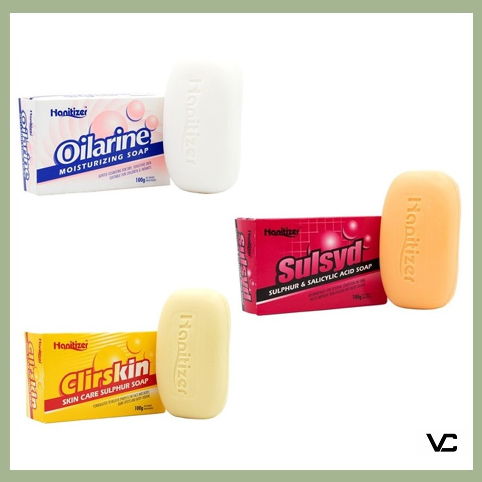 [EXP: 10/2024] Hanitizer Clirskin / Sulsyd / Oilarine Soap 100G ...