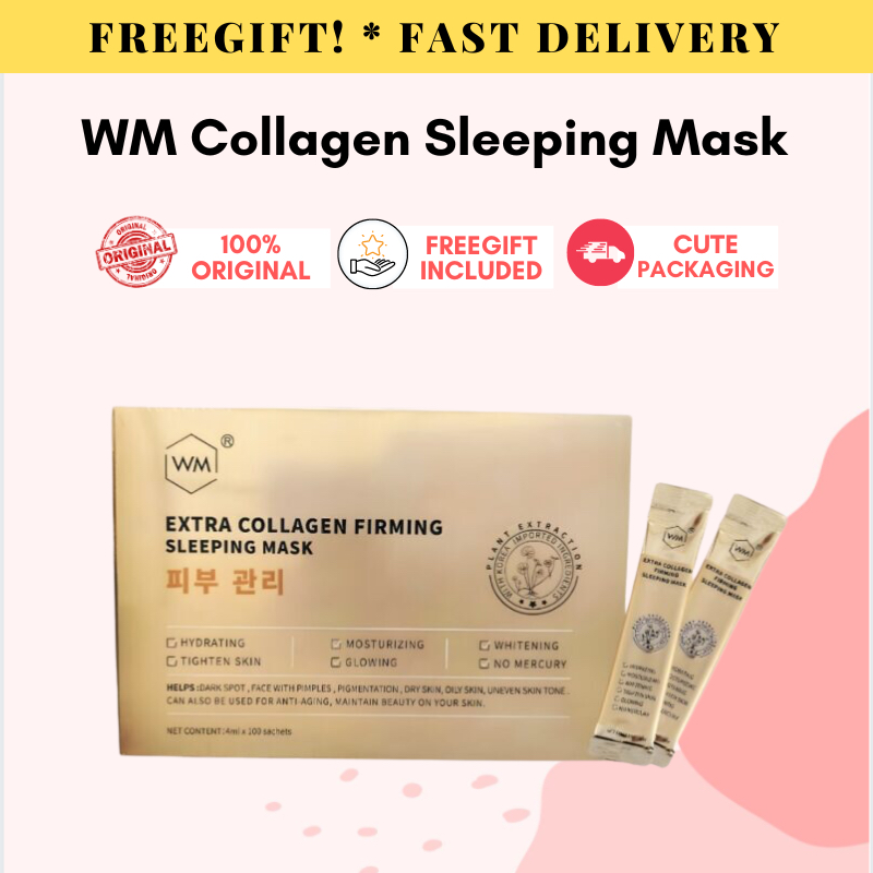 WM Collagen Sleeping Mask 1pcs/5pcs/10pcs | Shopee Malaysia