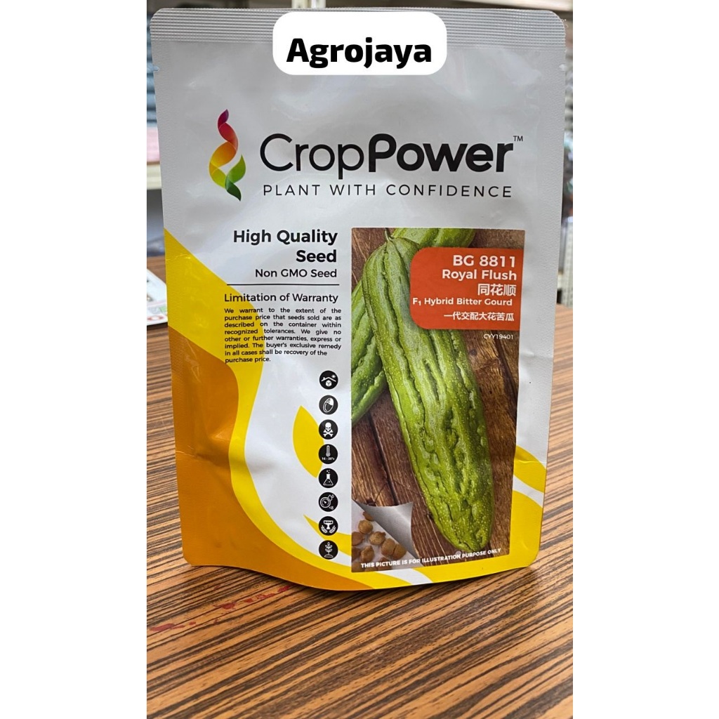 CropPower BG 8811 Ryal Flush F1 Hybrid Bitter Gourd 20gm | Shopee Malaysia