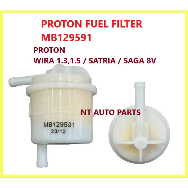 PROTON FUEL FILTER MB129591 PROTON WIRA 1.3,1.5 / SATRIA / SAGA 8V ...