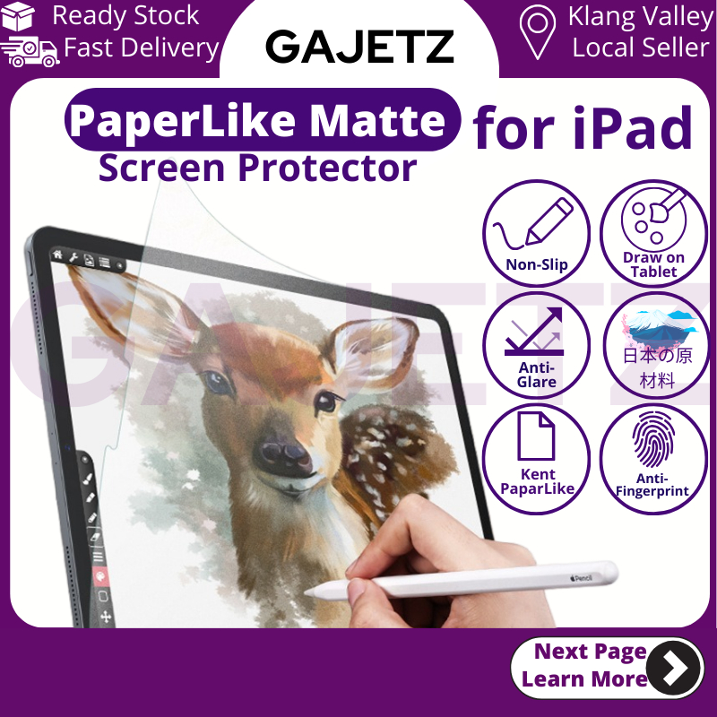 Japan Made 】iPad Paper Like Screen Protector iPad Air iPad Mini iPad ...