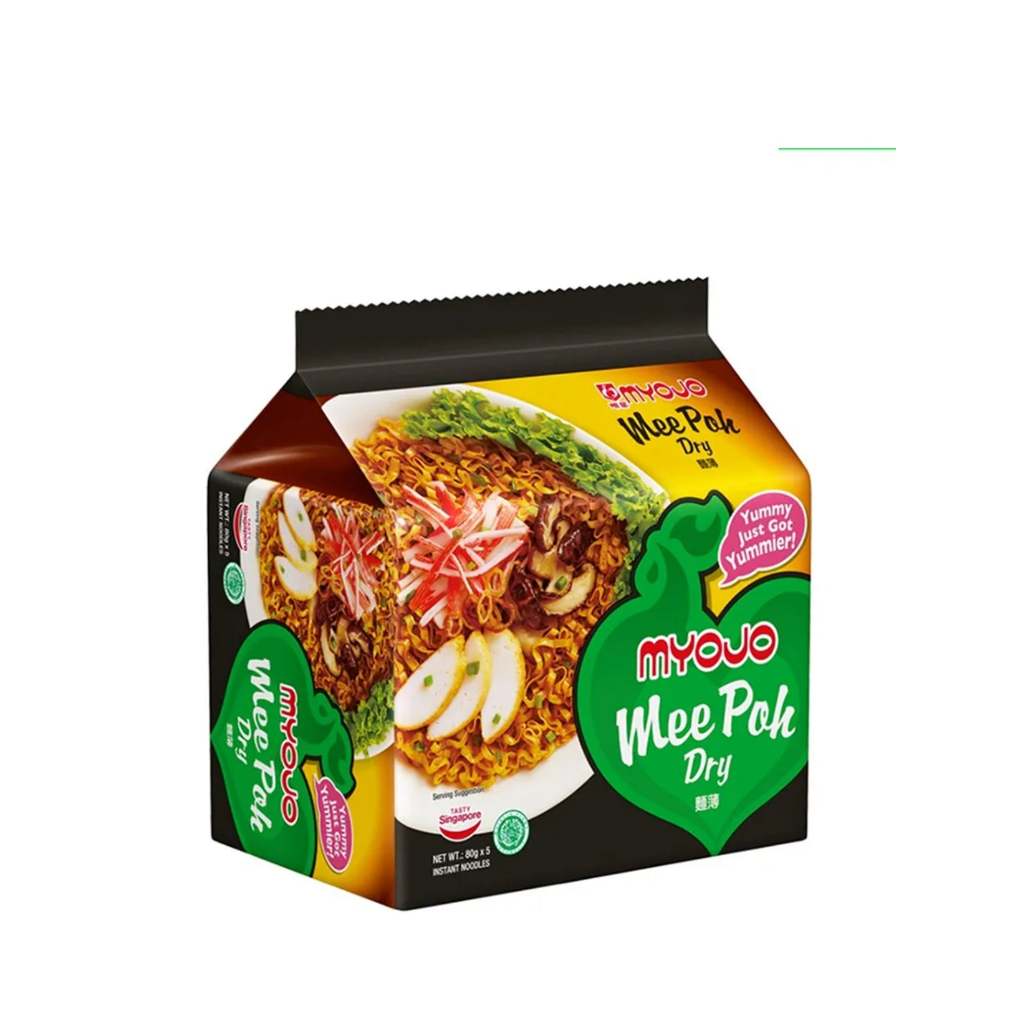 MYOJO MI POH DRY 5 pek X 80G mee noodle mie maggi Mee POH | Shopee Malaysia