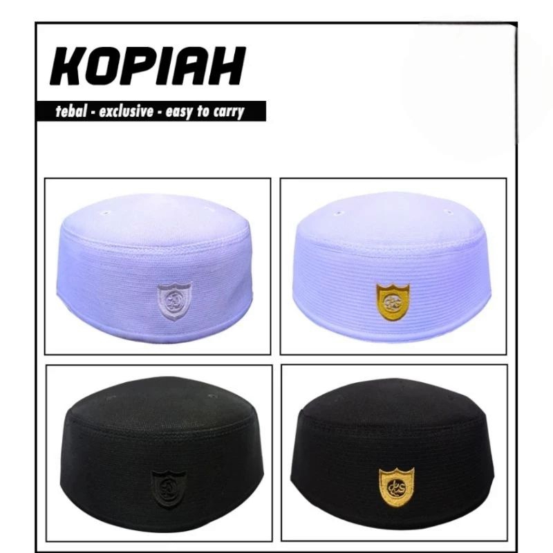 KOPIAH HITAM/KOPIAH PUTIH/KOPIAH SEKOLAH (Tradisional Melayu) | Shopee ...