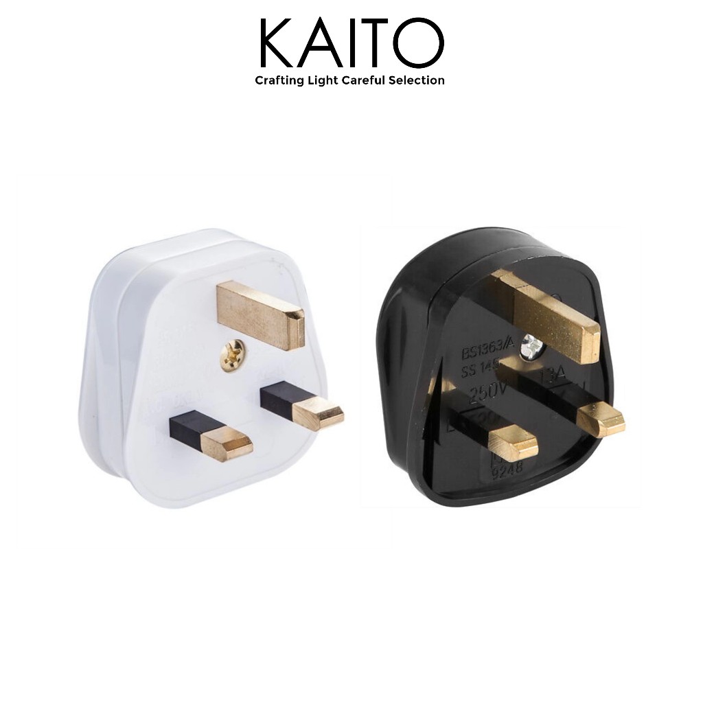 KAITO SIRIM 13A Soket Plug 3 Pin Plug Top Heavy Duty 13Amp Fused Kepala ...