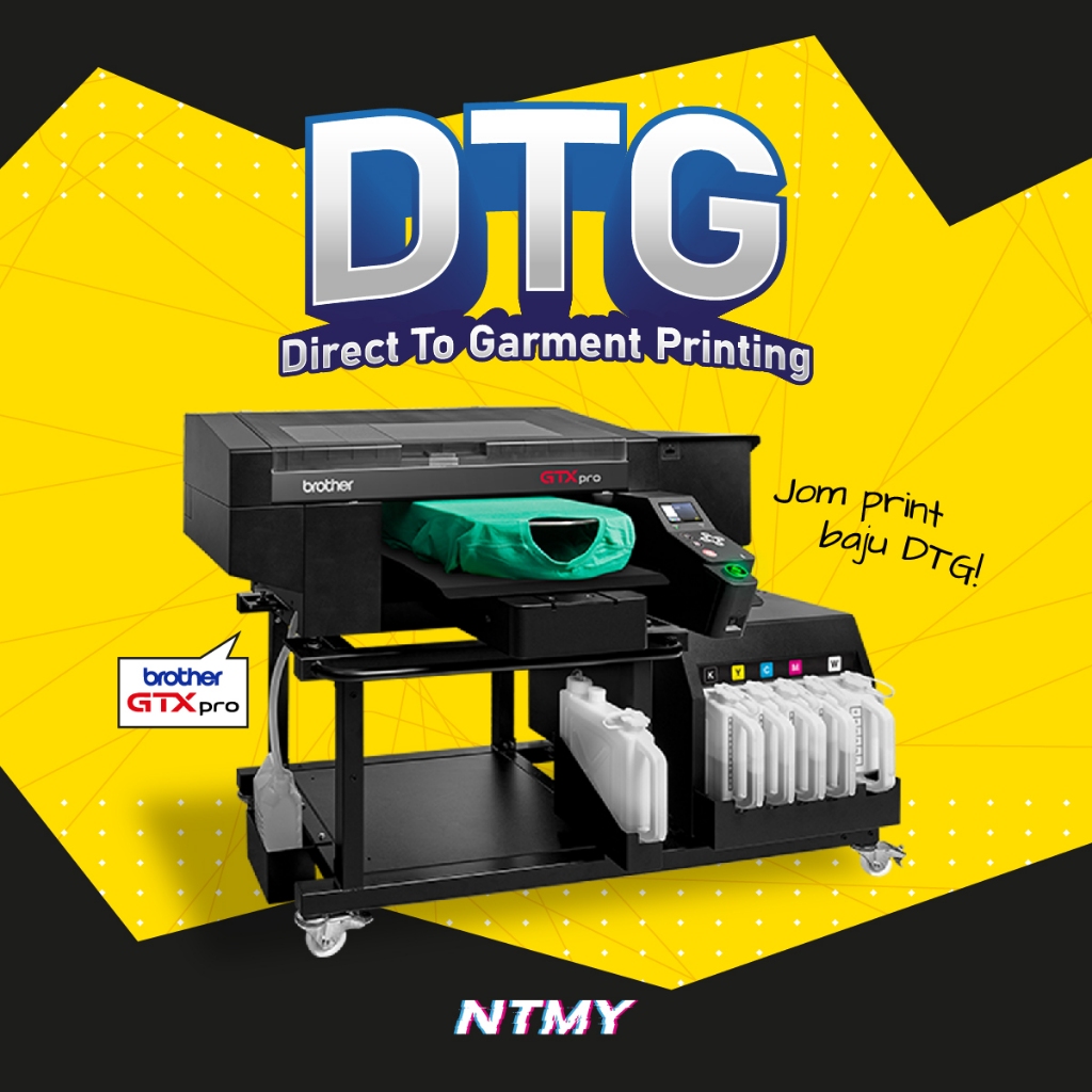 DTG Custom Printing Service (Direct To Garment) - Brother GTX Pro ...