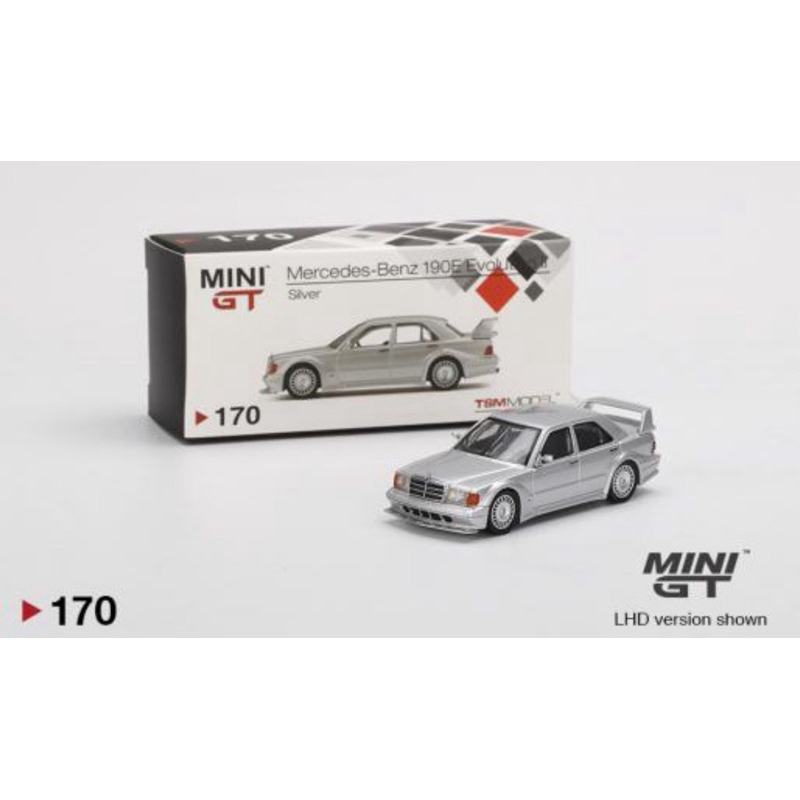 Mini GT Mercedes-Benz 190E Evolution II (Silver #170) | Shopee Malaysia