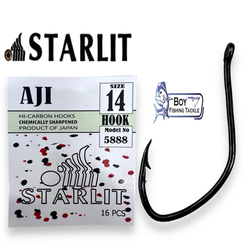 STARLIT AJI HOOK 5888 HI CARBON HOOK FISHING HOOK | Shopee Malaysia