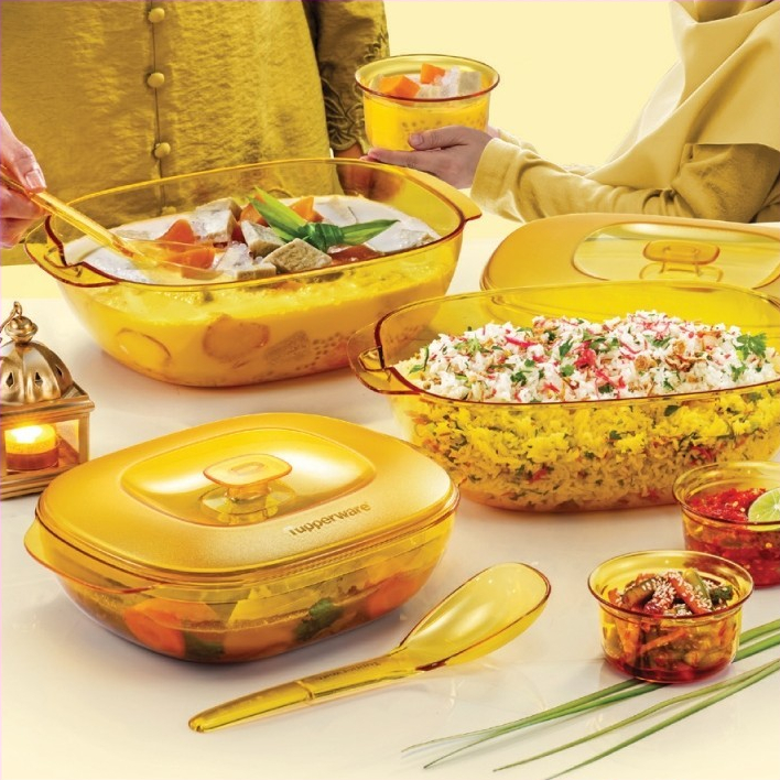 Original Tupperware | Crystalline Server Set kitchen Serveware ...