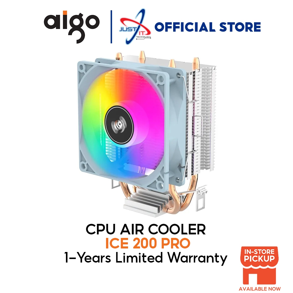 Aigo Darkflash Ice 200 Pro CPU Air Cooler With RGB Fan | Shopee Malaysia