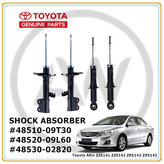Original Toyota Altis ZZE141 ZZE142 ZRE142 ZRE143 2008-2013 Front Rear ...