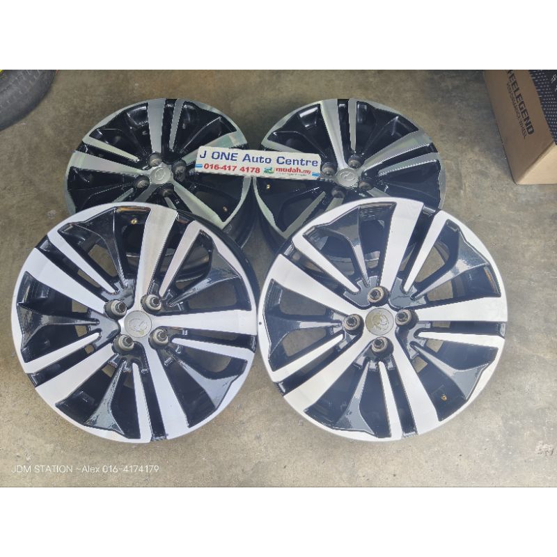 *READ DESCRIPTION FIRST* USED PERODUA ATIVA ORIGINAL 17inc RIM VIOS ...