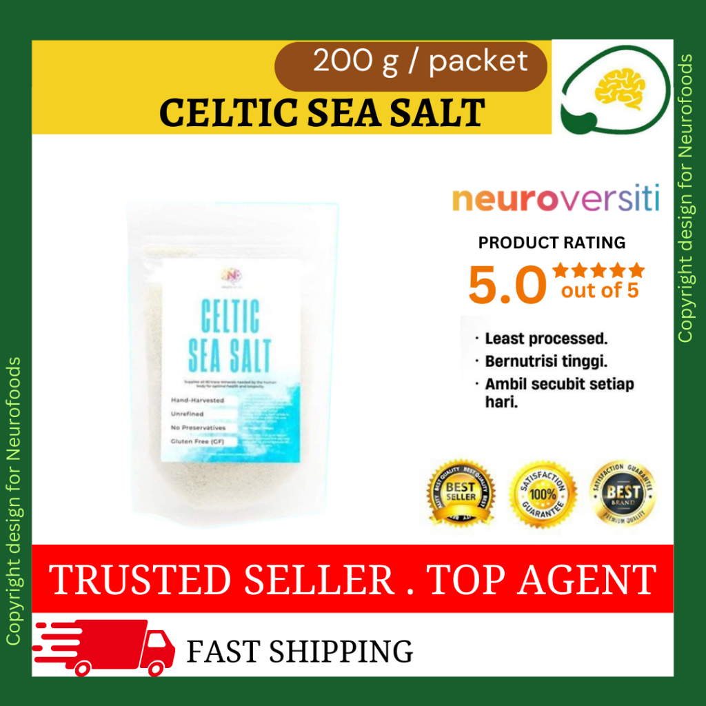Pure Celtic Sea Salt Garam Laut Asli 200 gram Dr Rizal Abu Bakar ...