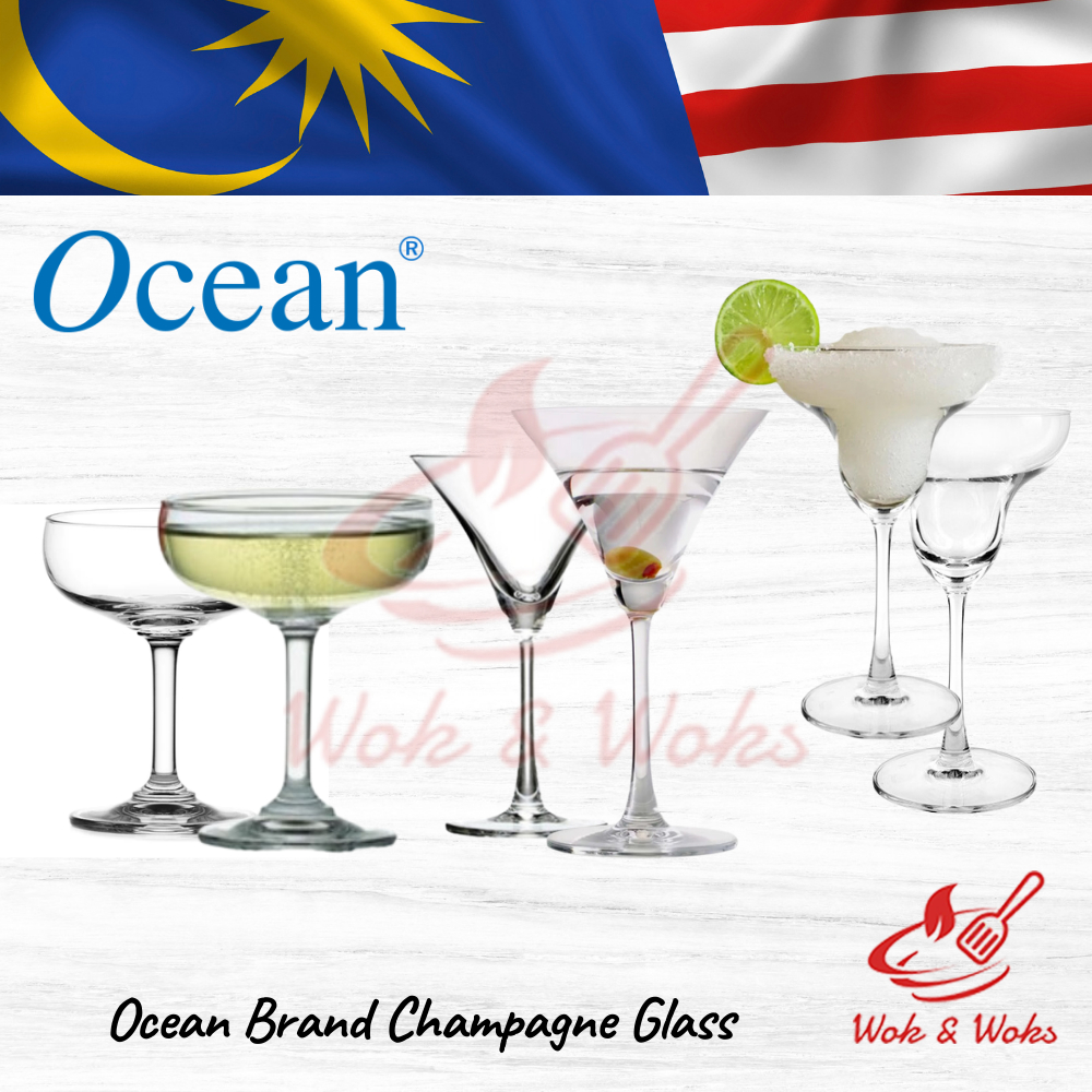 Ocean Brand Champagne Cocktail Glass Cup / Cawan Kaca Champagne ...