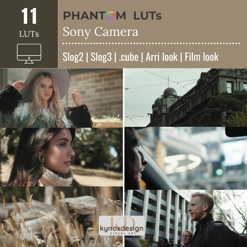 [LUTs/Video Filter] Phantom LUTS - Sony Camera A7SIII, A7IV, A7C, A7CII, FX3, ZV-E1,FX6, FX30 ...