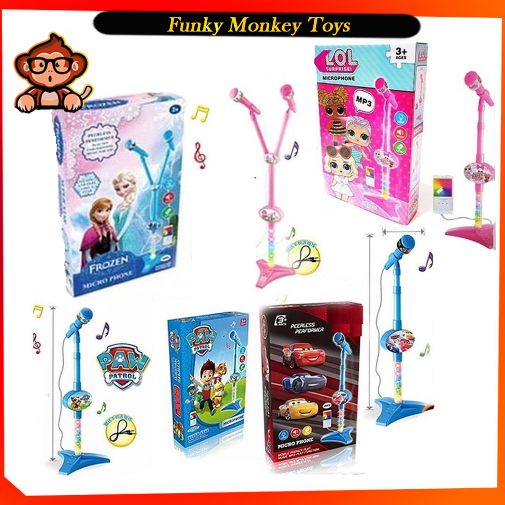 Kids Microphone Standing Toys Connect to MP3 Player /Handphone ...