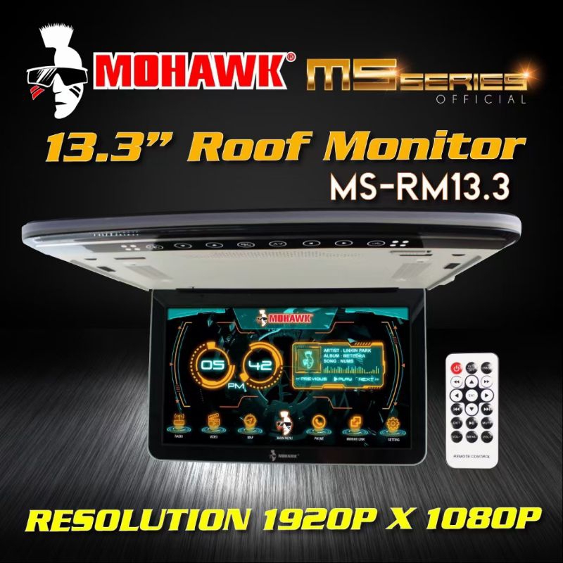 MOHAWK 13.3 INCH ULTRA SLIM ROOF MONITOR | Shopee Malaysia