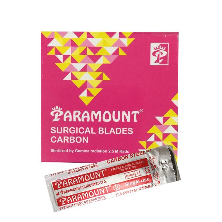 MDA Approved) PARAMOUNT Surgical Blade No.11 Box of 100 pcs | Shopee ...