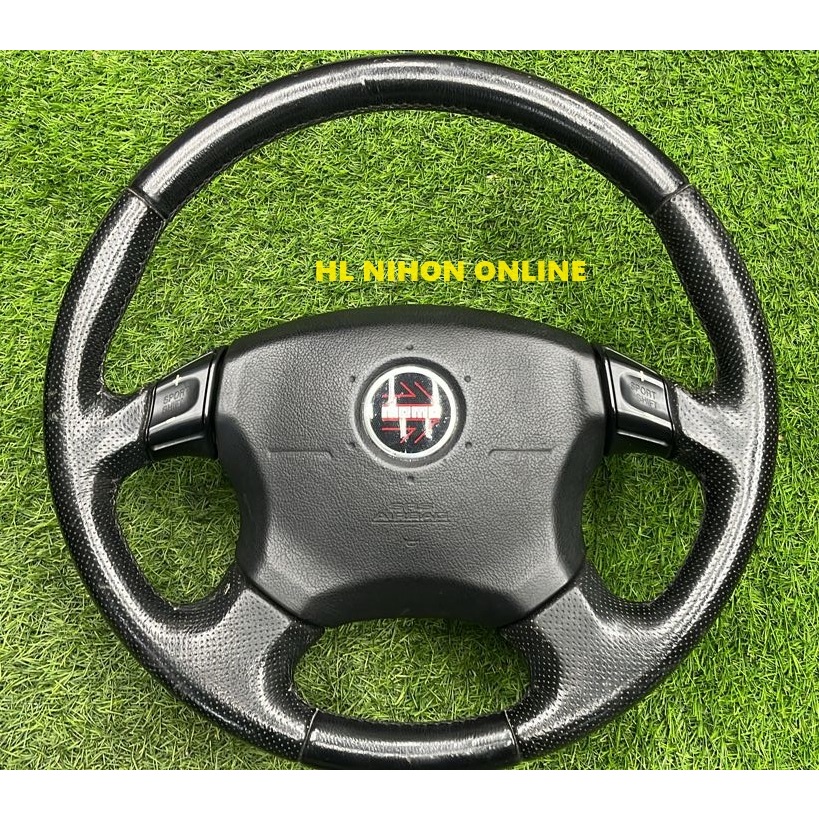 (USED)ORIGINAL SUBARU MOMO STEERING WHEEL Modify PROTON WIRA WAJA ...