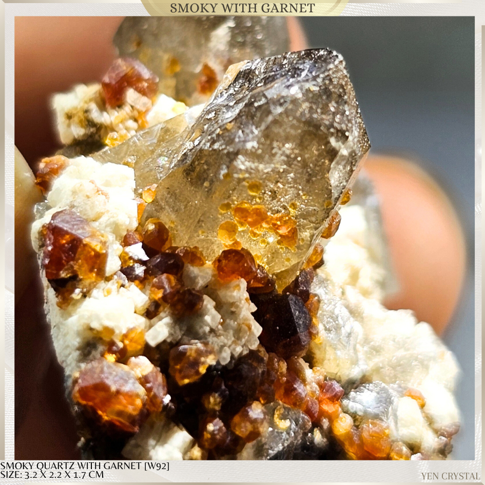 SMOKY GARNET RAW *HIGH-QUALITY*IMPORTED FROM SOUTH AFRICA[W92] Awaken ...