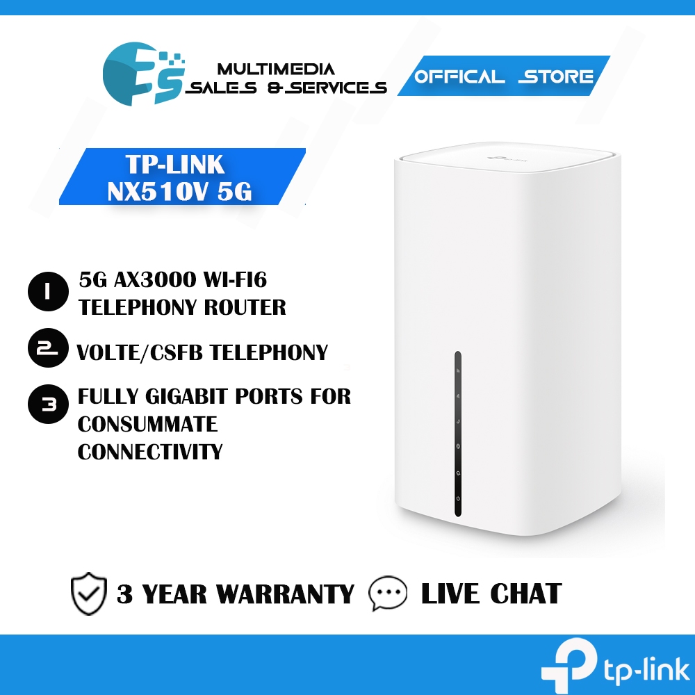 Tp-Link NX510v 5G AX3000 Wi-Fi6 Telephony Router | Shopee Malaysia
