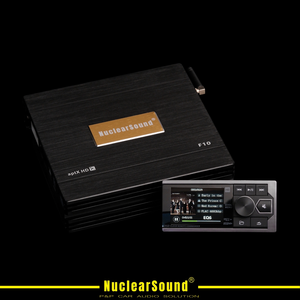 NuclearSound High Power DSP Amplifier with DSD Player F10 31 Band Time ...