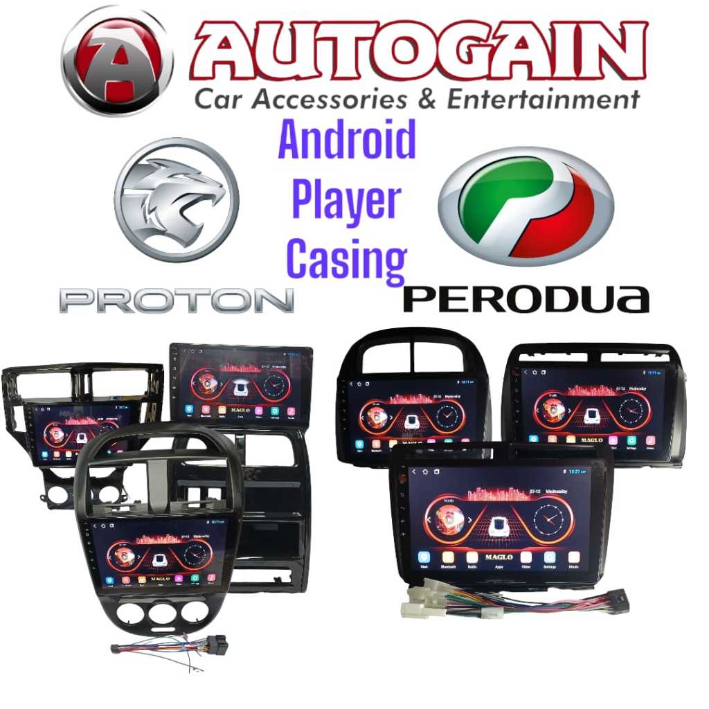 Perodua/Proton [PLUG AND PLAY] Android Player Casing with Socket ...