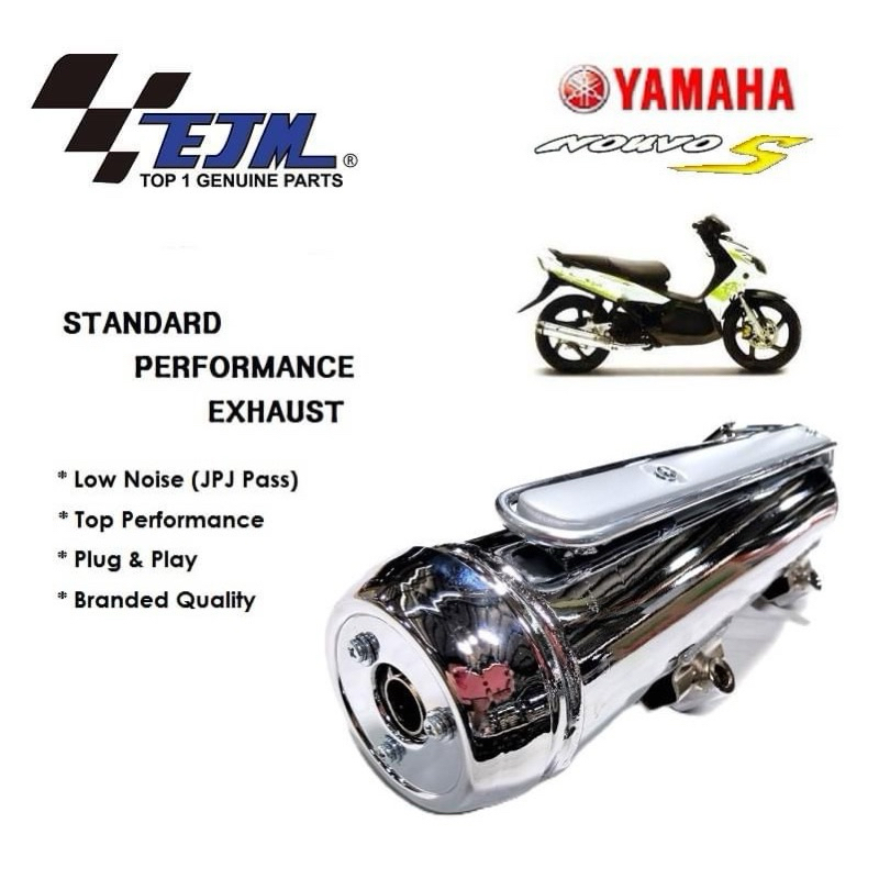 EJM NOUVO S 28MM RACING EKZOS PIPE STD OPEN E POWER BELANG PIPE RACING ...