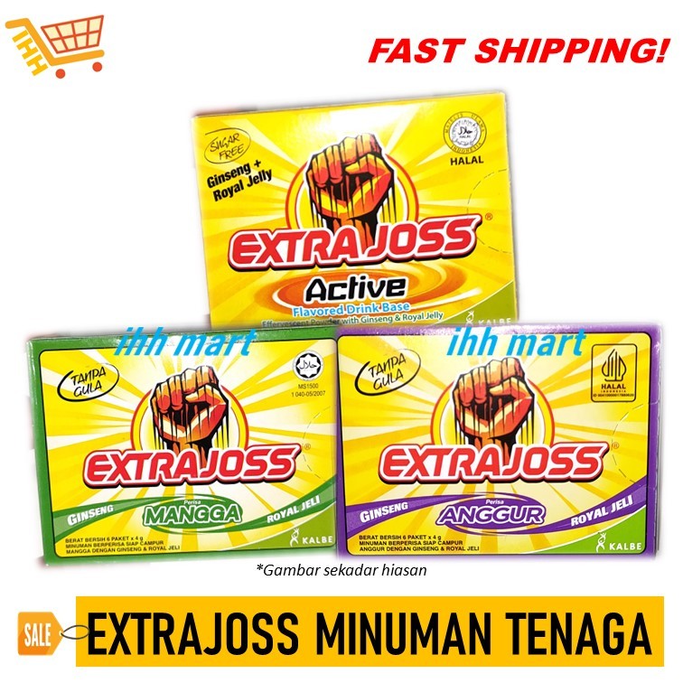[Whole Malaysia] Extrajoss Extra Joss Minuman Tenaga Energy Drink ...