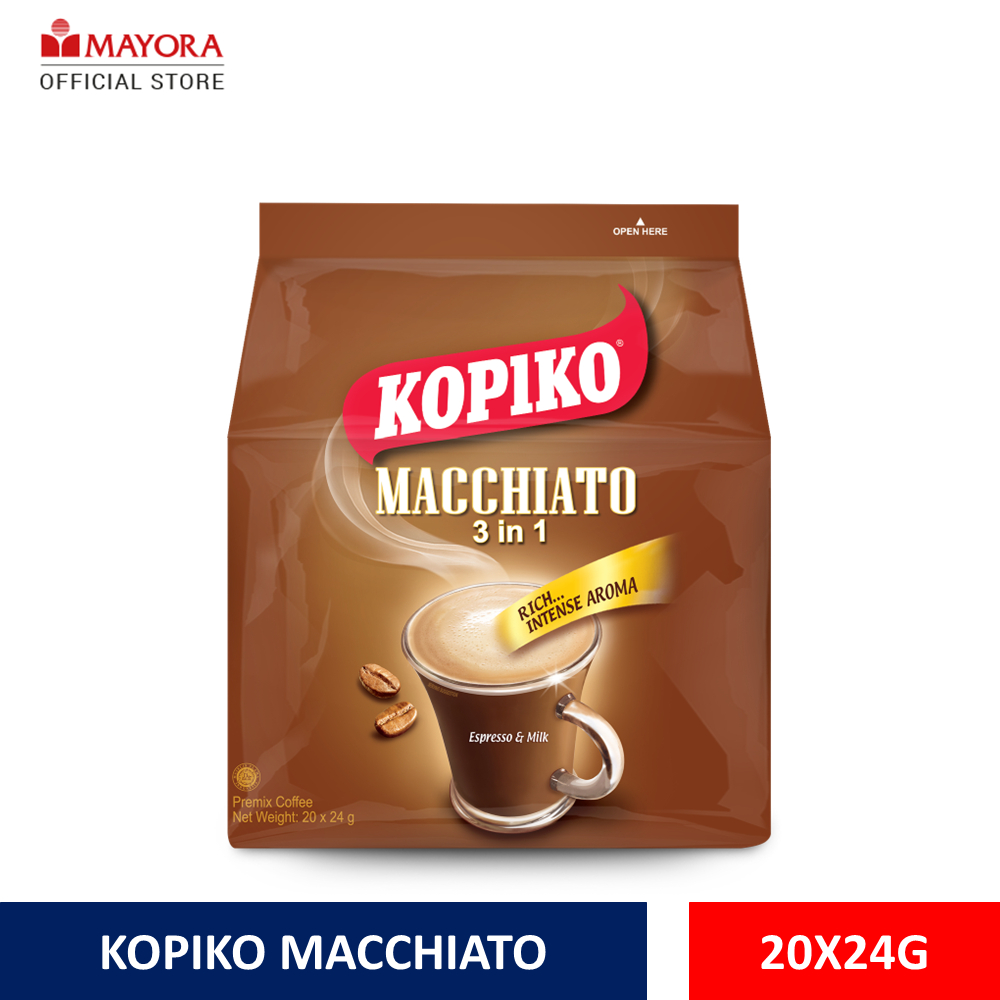Kopiko Coffee 3in1 480g (20x24g) - Macchiato | Shopee Malaysia