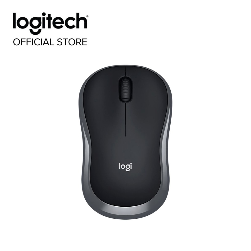 Logitech M186 Wireless Mouse, 2.4GHz with USB Mini Receiver, 12-Month ...