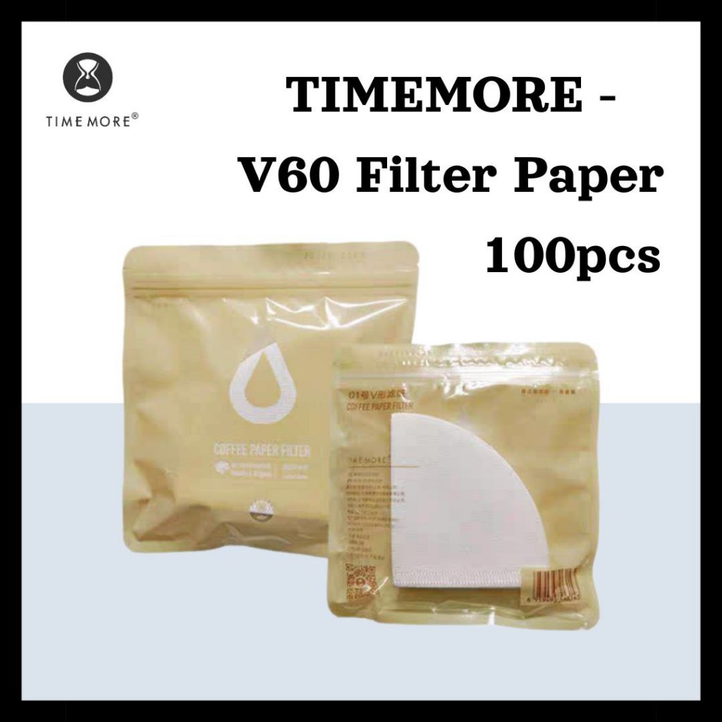 TIMEMORE 𝙈𝙔 - 100pcs＋100pcs V Shape Filter paper Pour over filter paper ...
