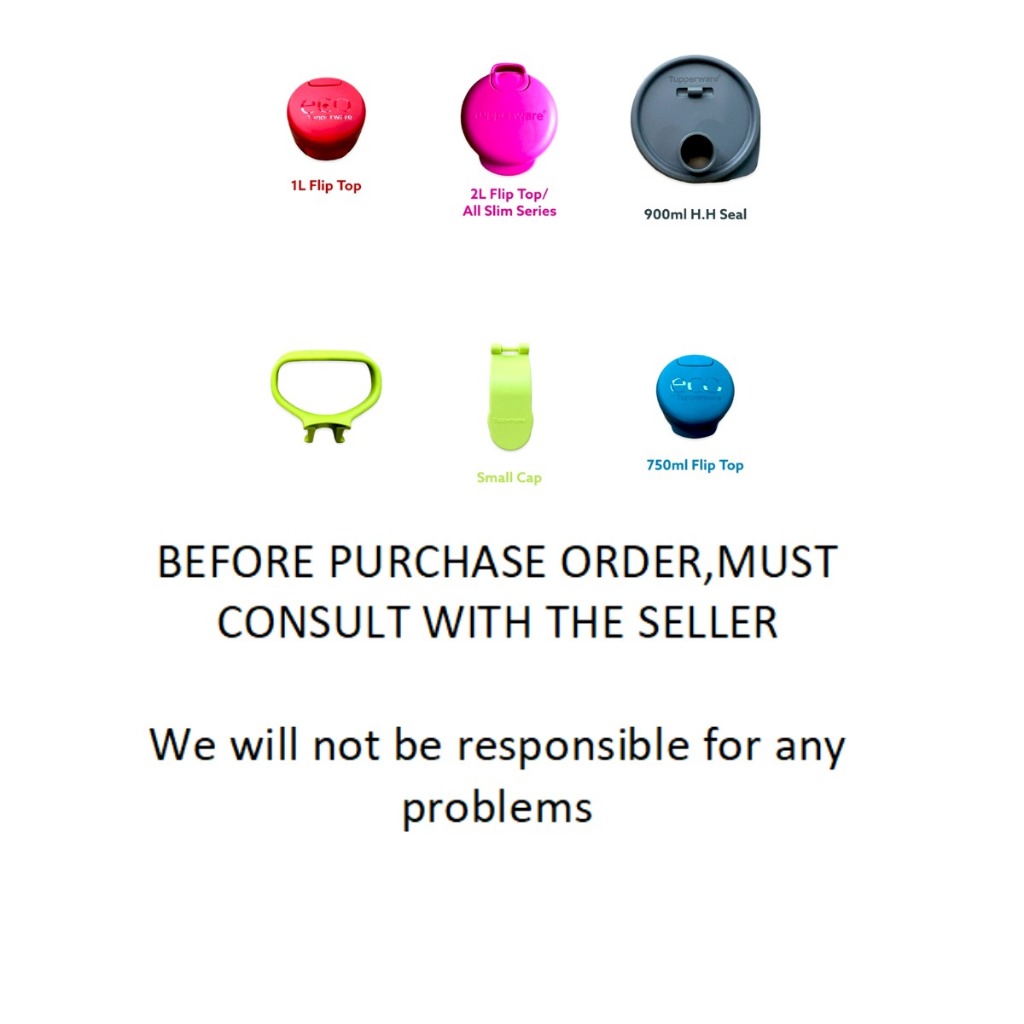 Tupperware Spare Part/Canister Seal/Eco Bottle Cap/Bottle Handle/Strap ...