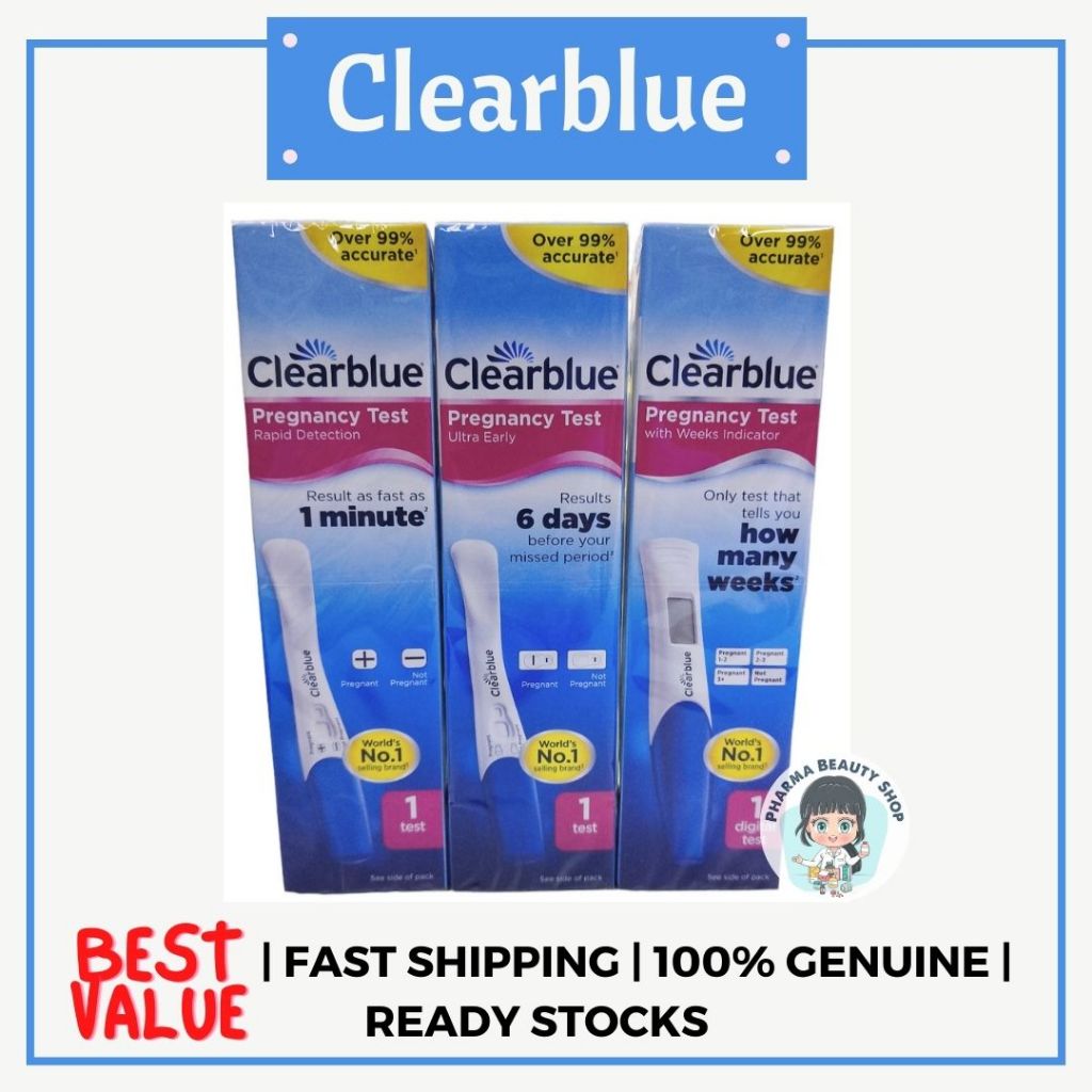 Clearblue Pregnancy Test Range (Easy/ Rapid Detection/ Digital/ Ultra ...