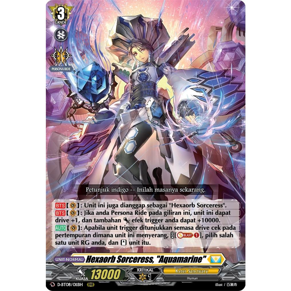 [BH] D-BT08/011BH Hexaorb Sorceress, "Aquamarine" Keter Sanctuary RRR (Bahasa) | Shopee Malaysia