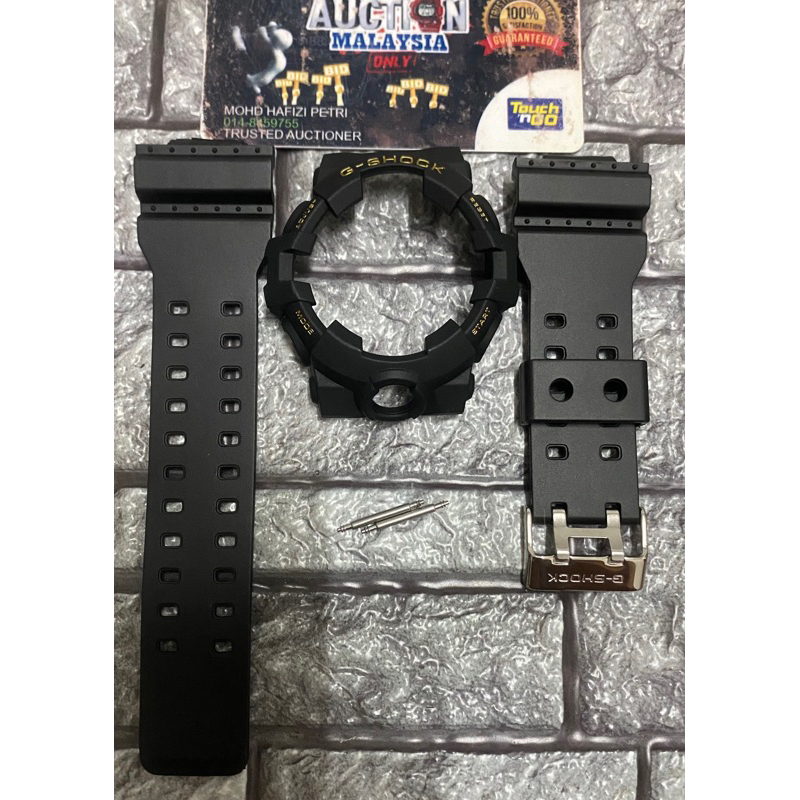 BNB CUSTOM GA700 HITAM GOLD + BUCKLE JAPAN + 2 PCS SPRING BAR FOR ...