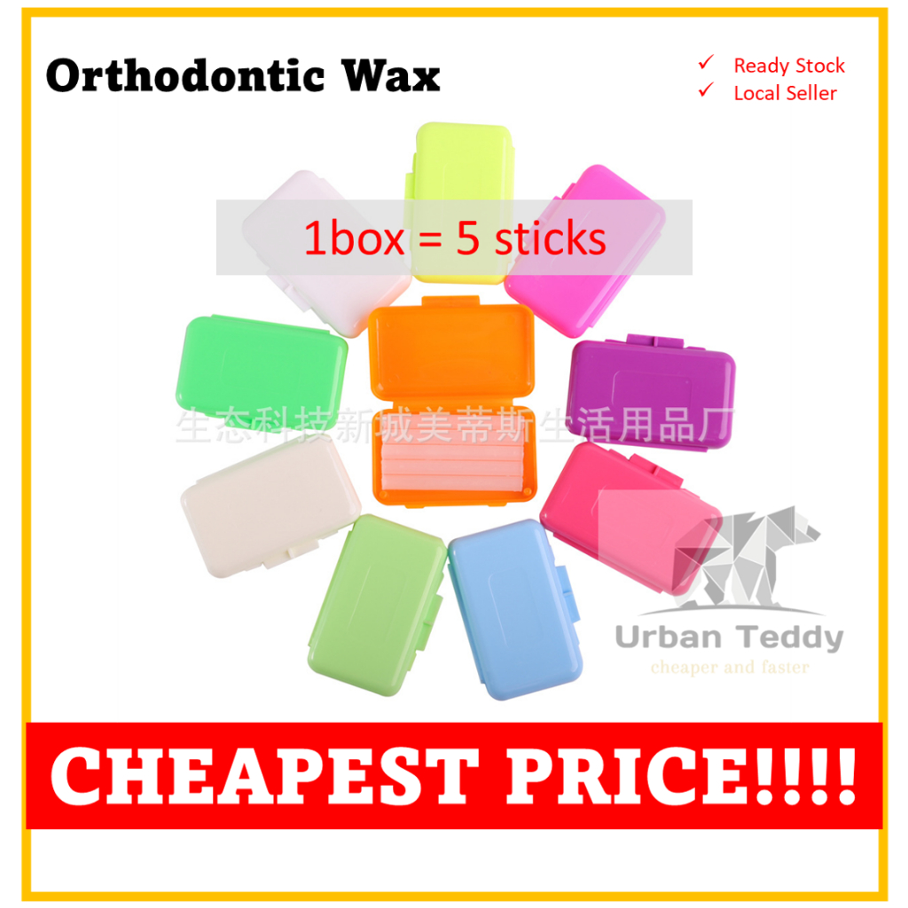 【ready stock】orthodontic braces ortho braces wax Lilian braces 5 stick ...