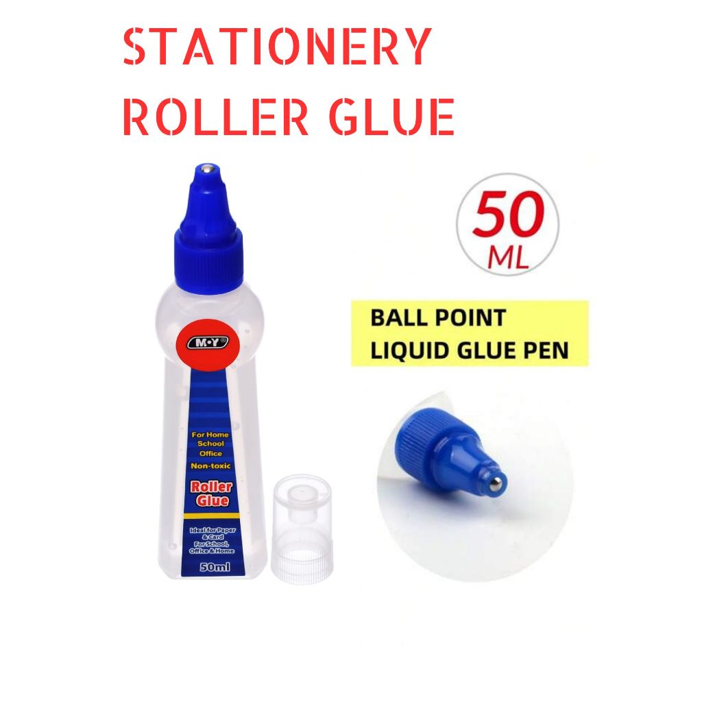 [50ml] ROLLER STATIONERY CLEAR GLUE/ 50ml CLEAR WATER GLUE / GAM ...