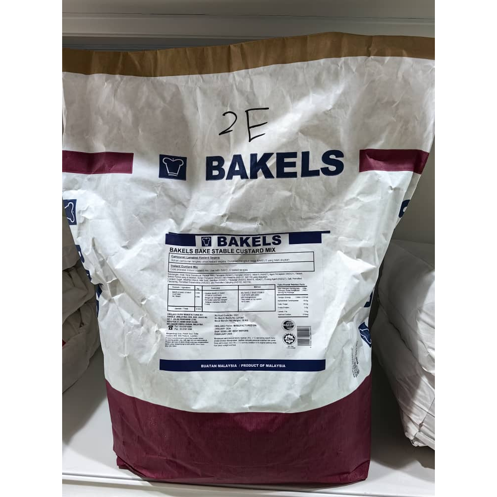 Bakel instant custard mix 10kg/SERBUK KASTAD SEGERA 10kg/即溶蛋黄粉 10kg ...