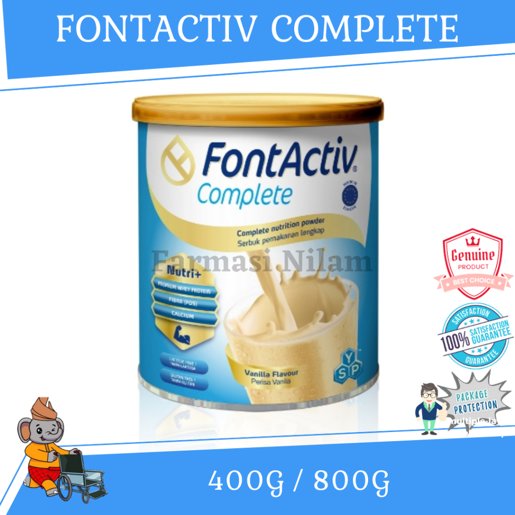 Fontactiv Complete 400g / 800g (Vanilla Flavour) | Shopee Malaysia