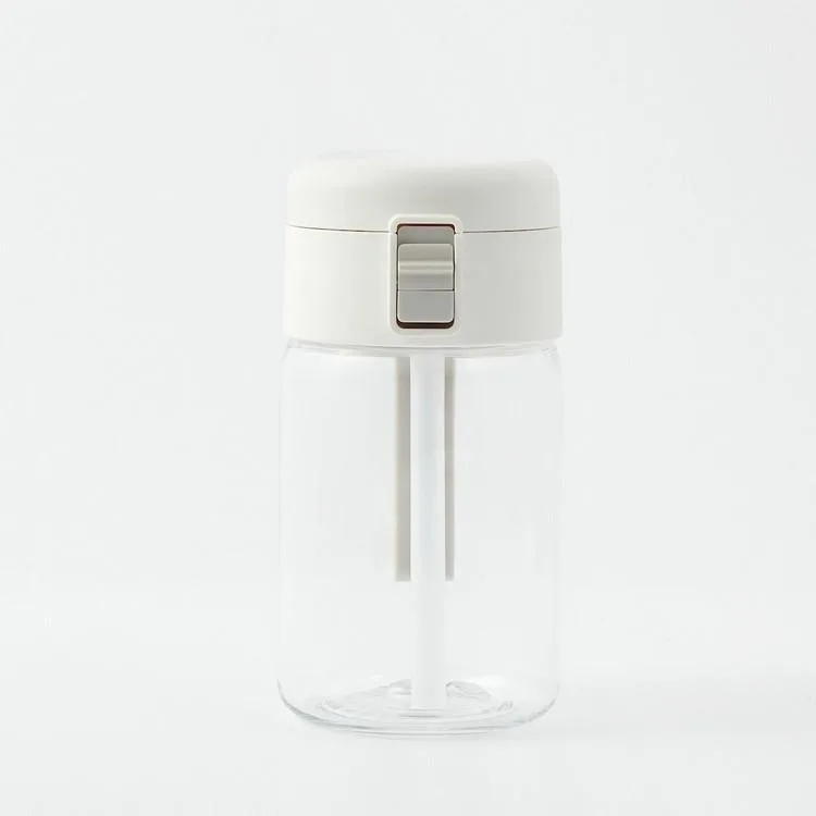 MUJI Clear Bottle With Straw (350ML) | Shopee Malaysia