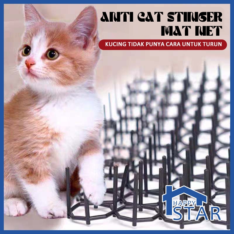 Animal Repellent Anti Climb Mat Cat Spike Mat Humane Cat Dog Black ...