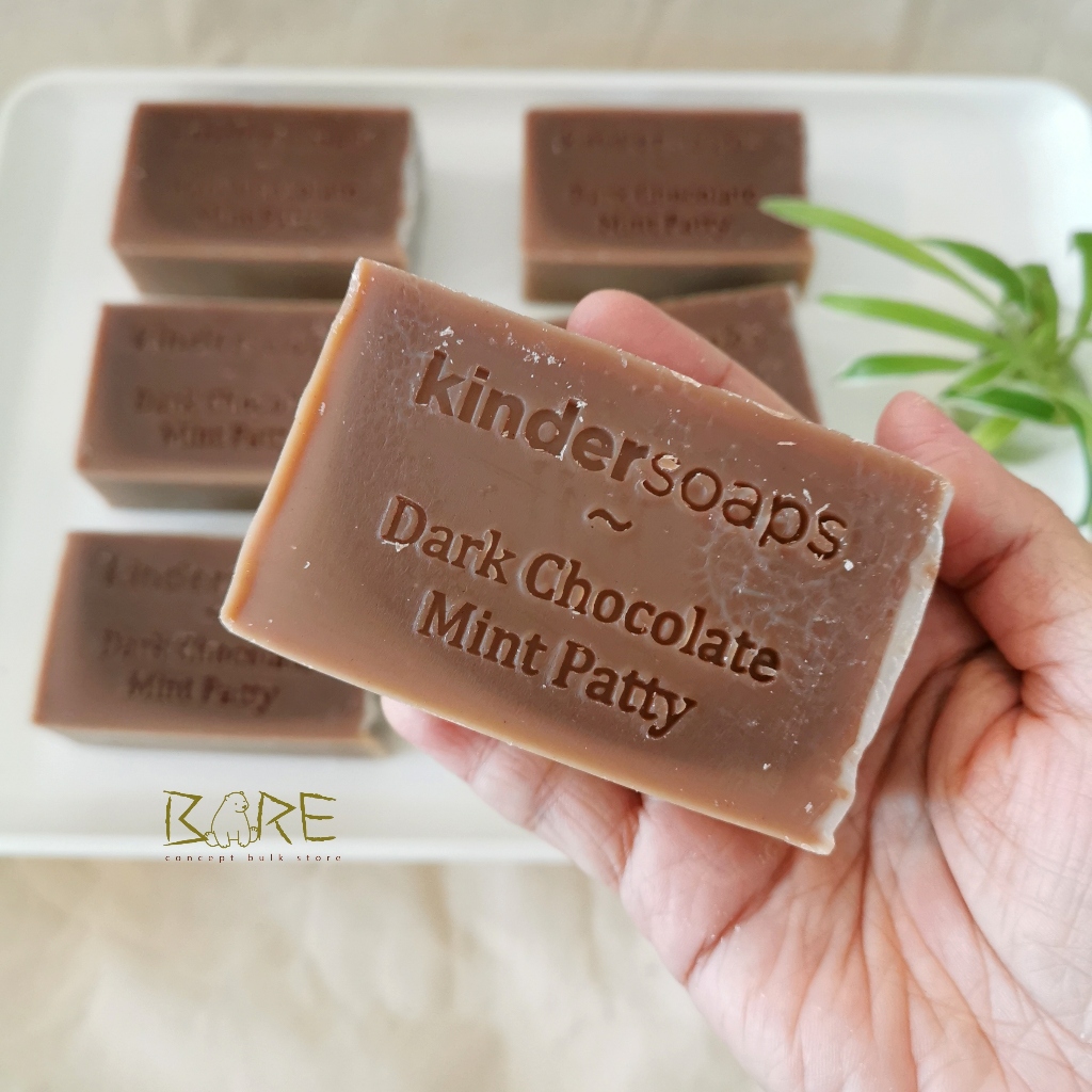 (Face, body,) KinderSoaps Chocolate Mint Patty/Moisturising/Relief ...
