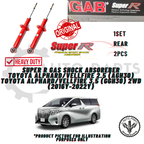 TOYOTA ALPHARD/VELLFIRE 2.5 (AGH30) / (GGH30) (REAR) GAB SUPER R SPORT ...