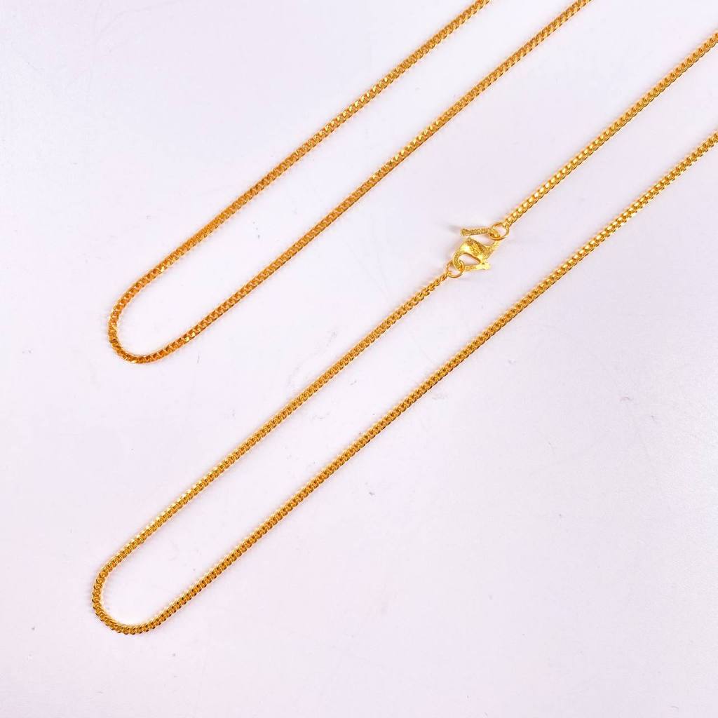 GD JEWELLERY - 916 GOLD CHAIN MESIN SOLID | 916 EMAS RANTAI LEHER MESIN ...
