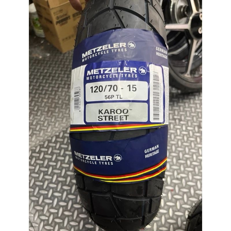 TAYAR SKUTER METZELER KAROO STREET 140/70-14 + 120/70-15 COMBO SET for ...