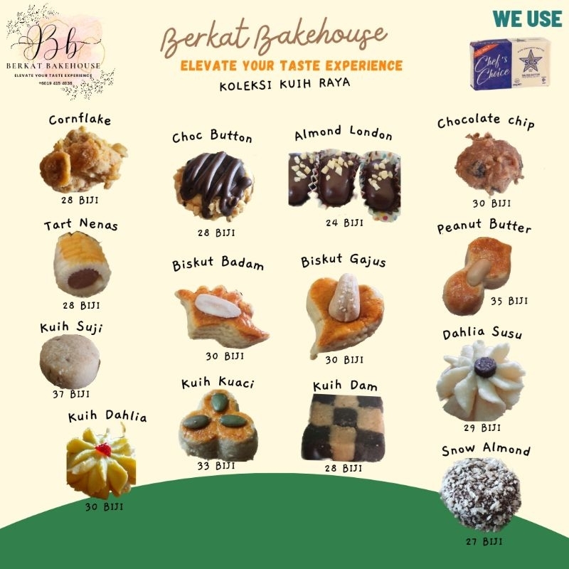 Kuih Raya Premium Pure Butter | Shopee Malaysia